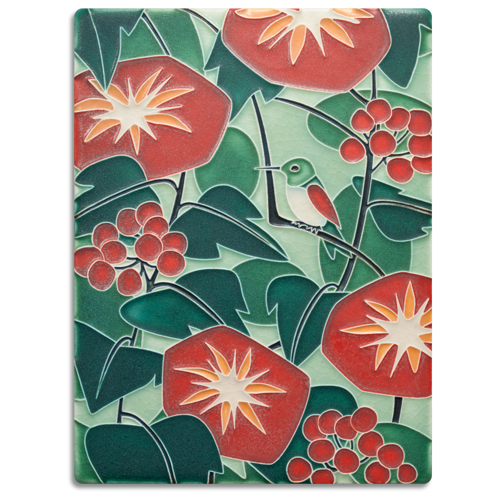 Hummingbird tile , Dard Hunter Studios Template | DardHunter.com